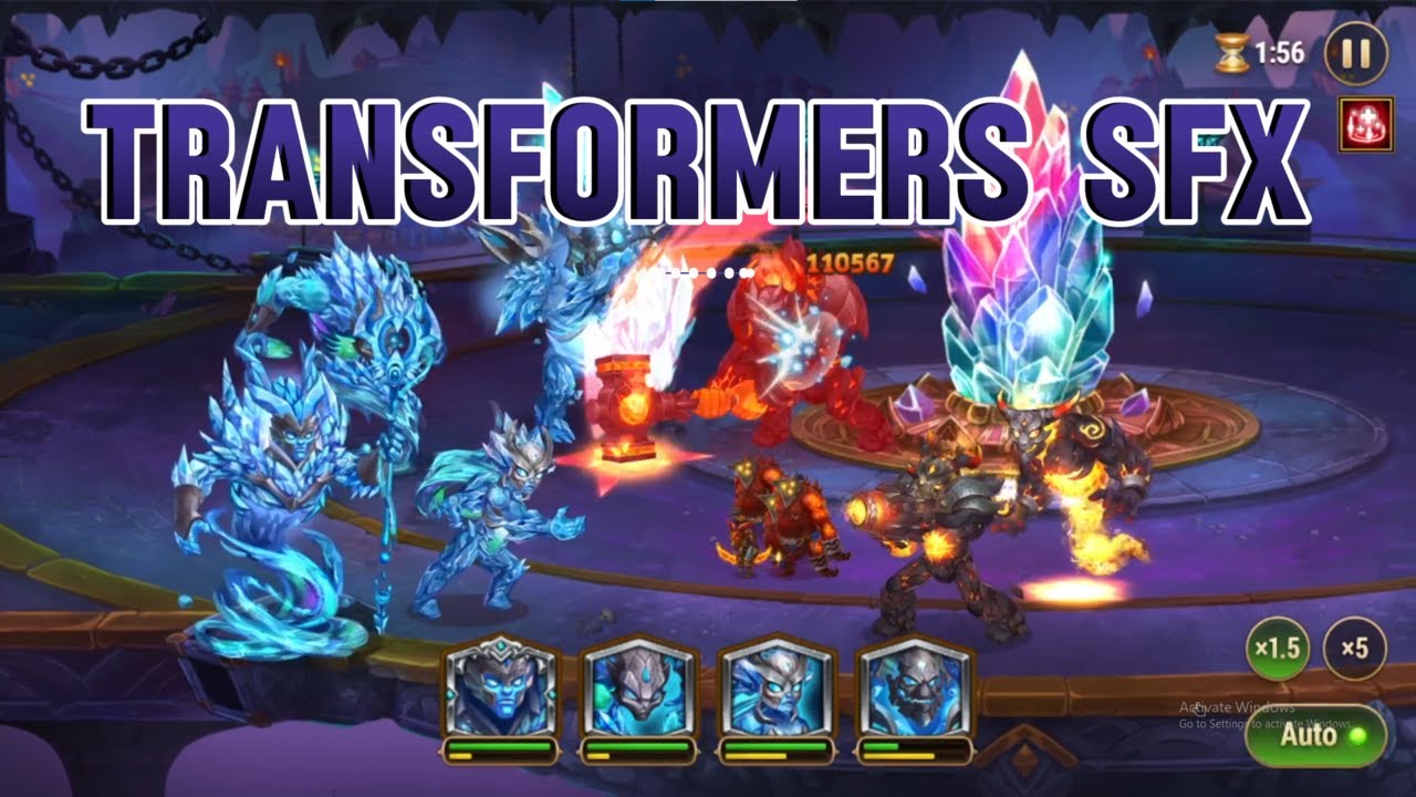 Hero Wars - Transformers SFX (Dungeon 917) - YouTube