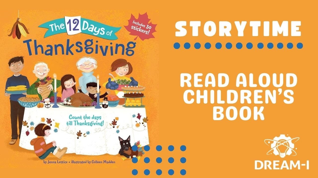 12 Days of Thanksgiving by Jenna Lettice | Read Aloud Children's Book ...