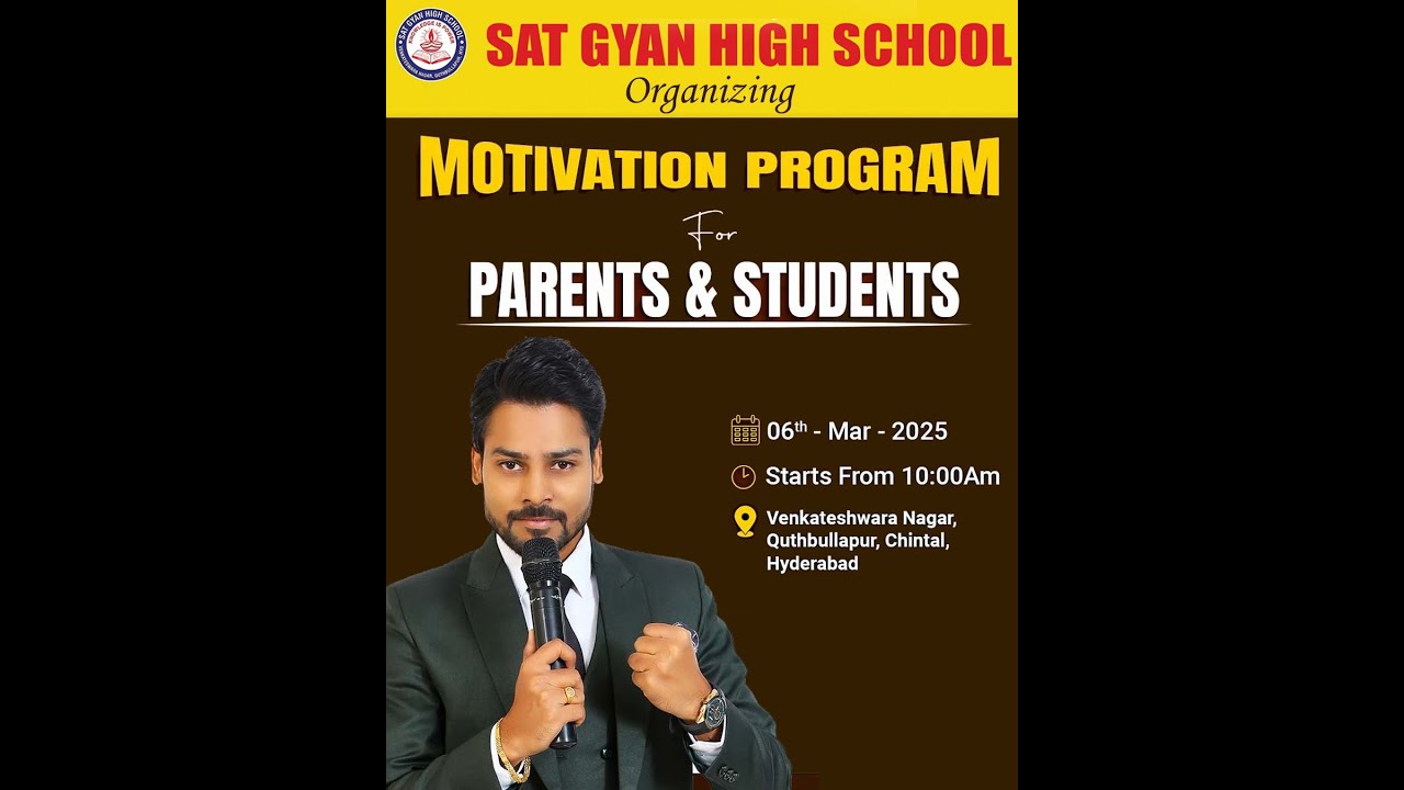 Sat Gyan High School Organising Motivation Program For Parents ...