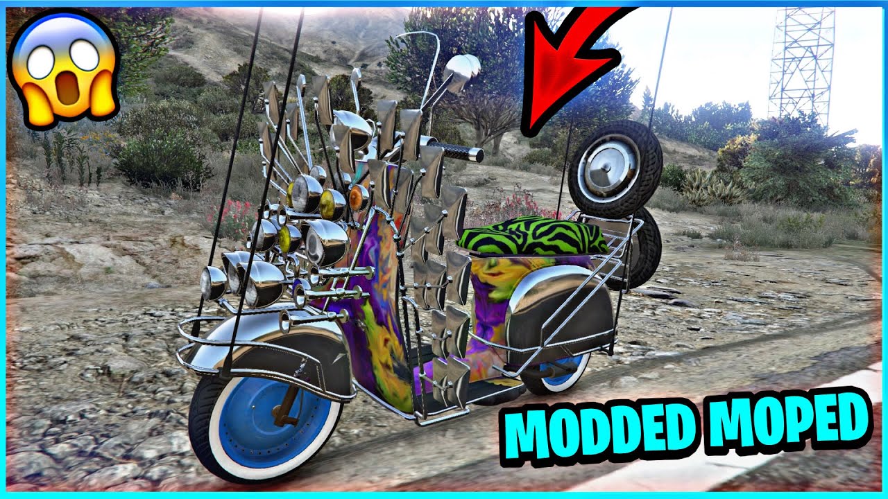 i made a MODDED MOPED - YouTube