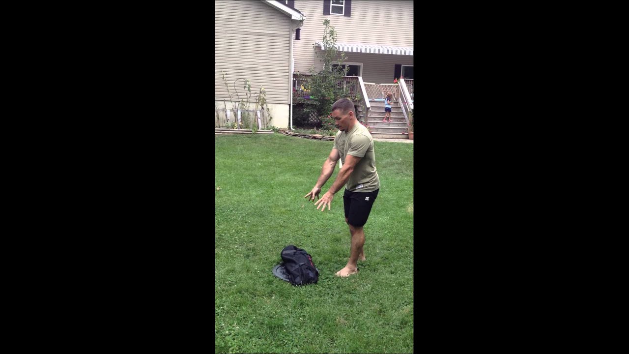 Burpee Sandbag Toss - YouTube
