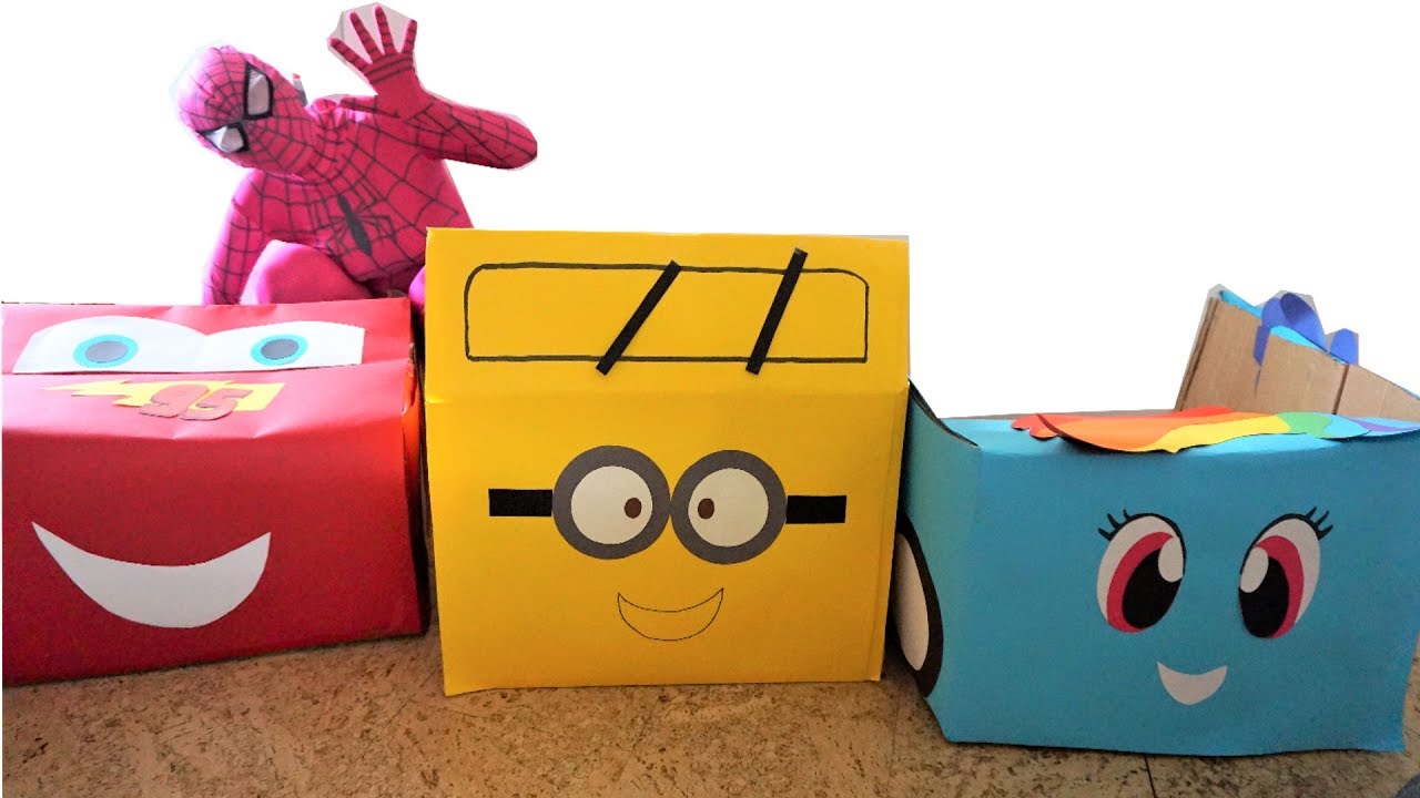 Learn colors finger family song with Super Car Toy Box for children ...