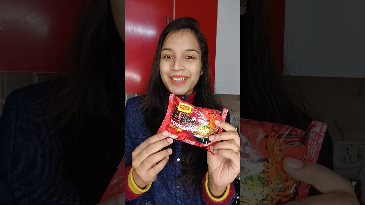 Maggi Korean Noodles | Testing and Review #maggi #ad - YouTube