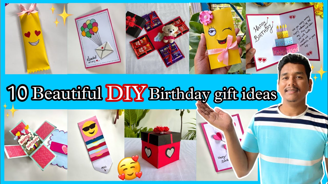 10 Beautiful DIY Birthday Gift Ideas 😱| DIY Birthday Gifts ...