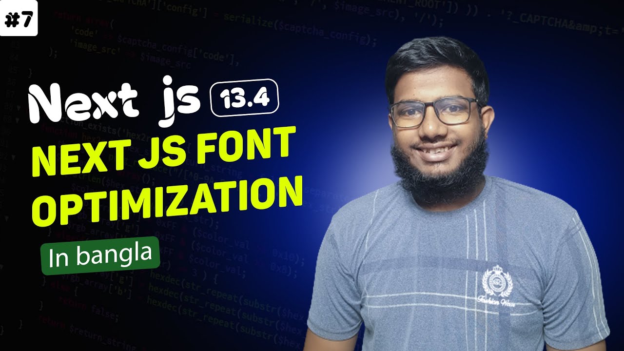 Next.js 13 (Next js font ) Tutorial for Beginners in bangla | Abtahi ...