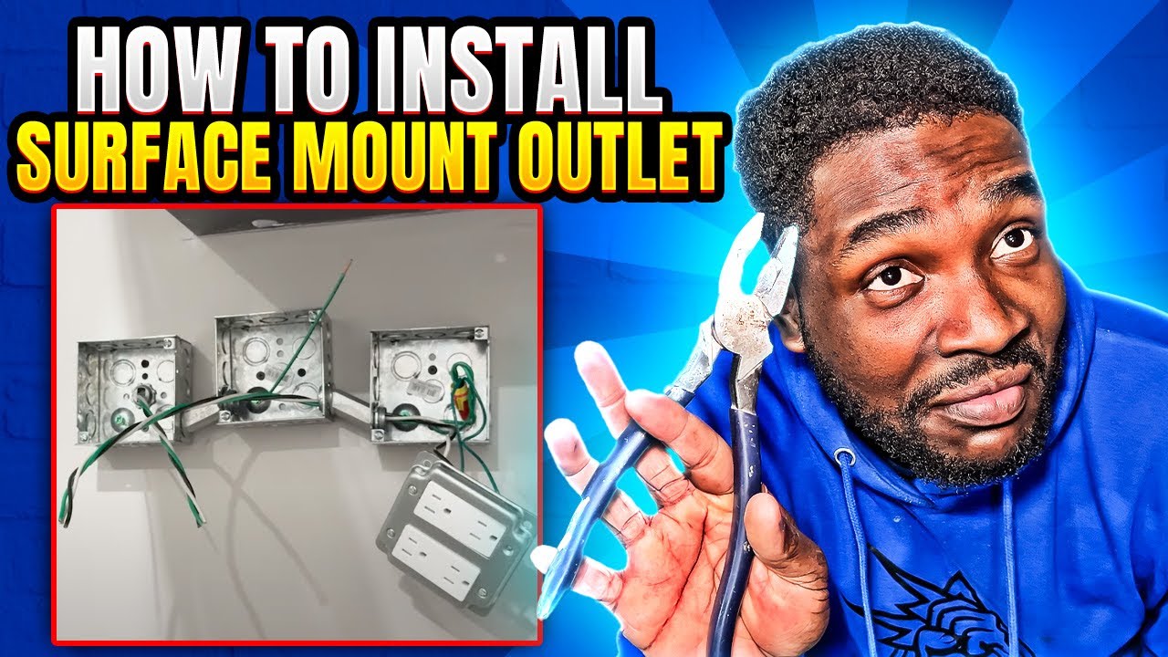 How to Install a Surface Mount Outlet | New Circuit Guide | DIY Electrical with Mulberry Cover ...