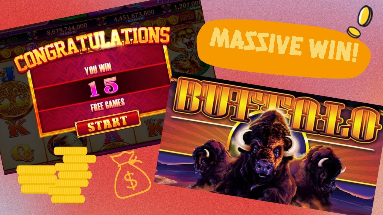 Massive win on Buffalo 🦬 #slots #win #fyp - YouTube