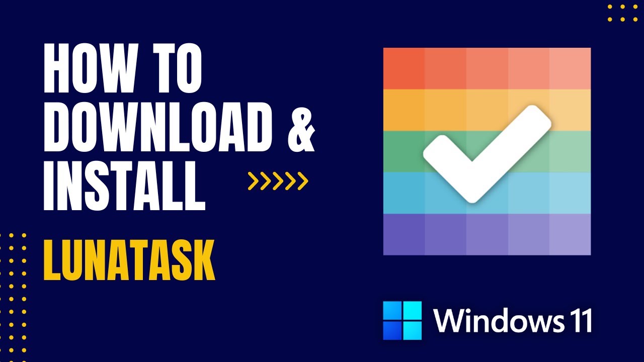 How to Download and Install Lunatask For Windows - YouTube