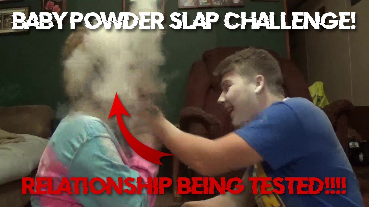 Baby Powder Slap Challenge | SHE WENT 0 TO 100 REAL QUICK!!!! - YouTube