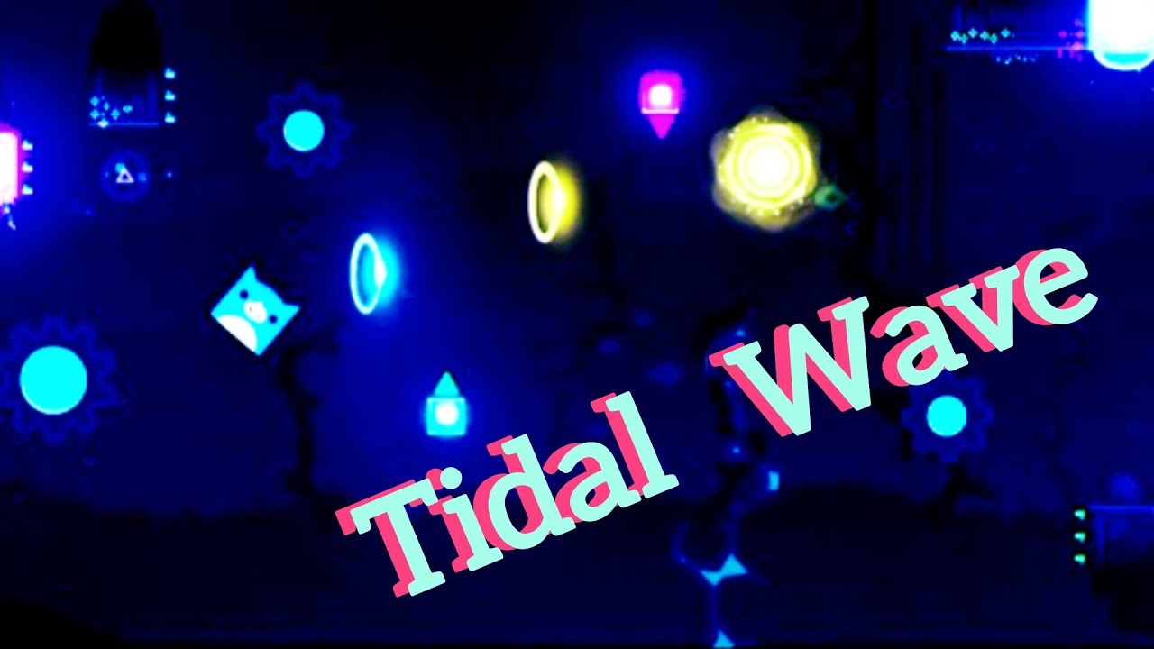 Tidal Wave - Geometry Dash (Daily level, all coins) - YouTube