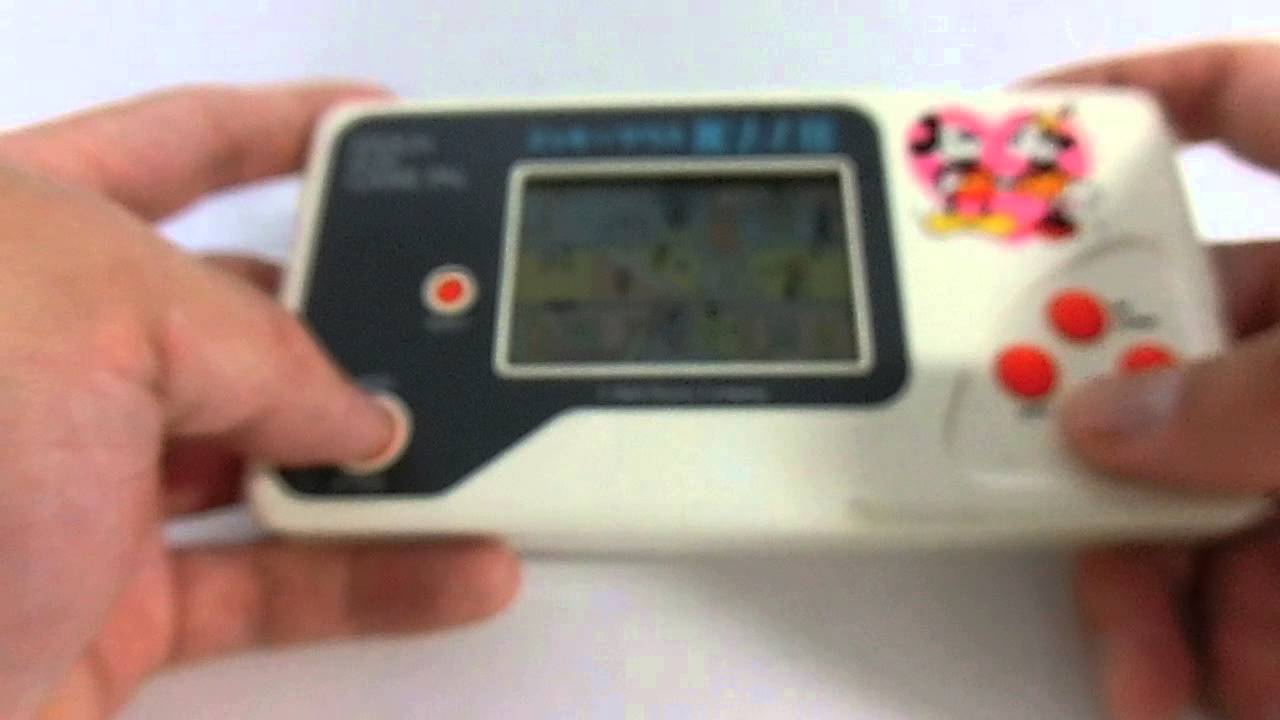 15003 Epoch LCD Game PAL Mickey Mouse - YouTube