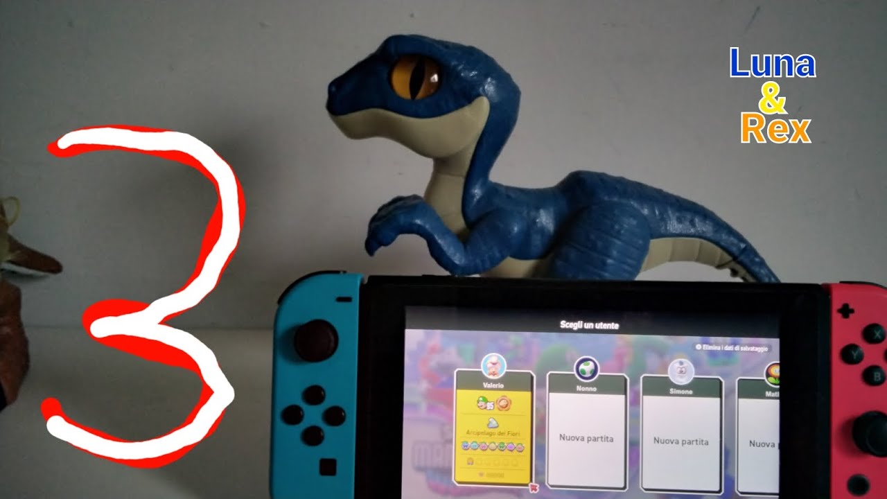 Luna & Rex gaming Super Mario Bros Wonder episodio 3 🦖🎮🍄(Luna & Rex ...