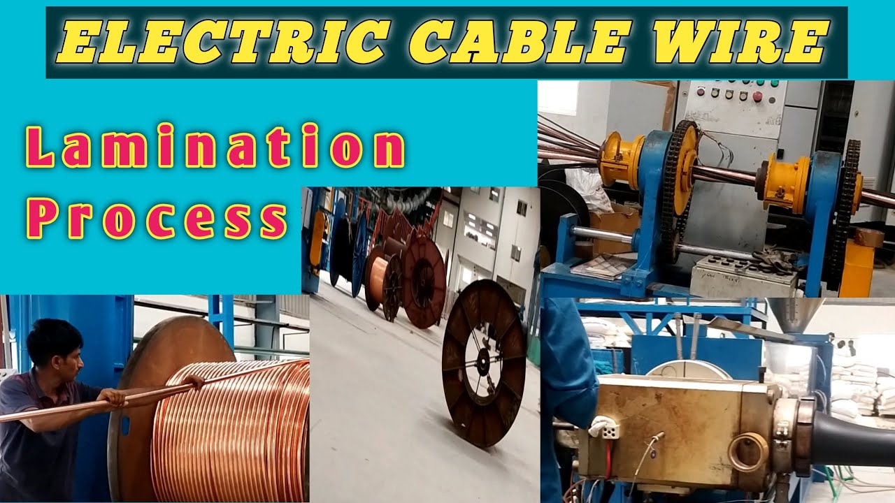 Electric wire lamination /💡/ Cable wire lamination / Wire lamination ...