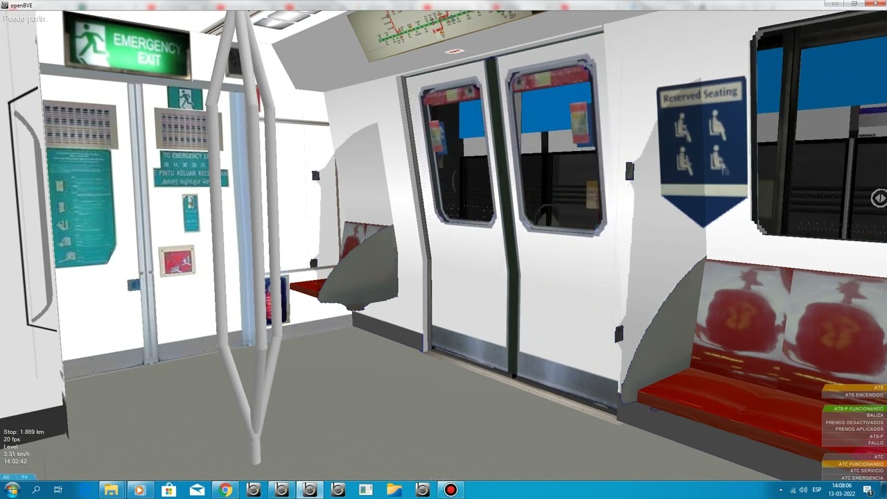 [openBVE] C151 131-132 PMSM Update Airport Express Line - YouTube