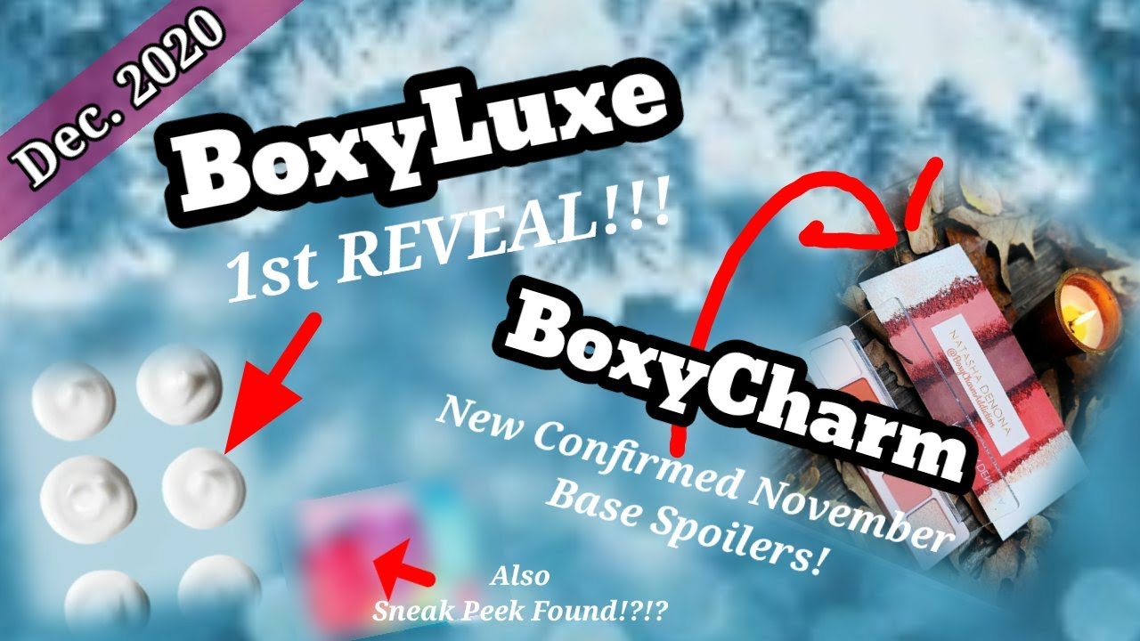 BoxyLuxe Dec. 2020 Spoiler REVEALED! Also New & CONFIRMED Nov. Base ...