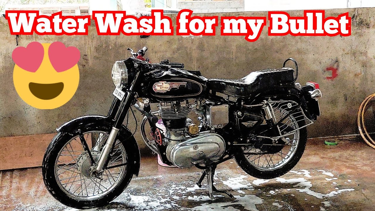 Washing My Old Bullet 😍😍 | Old bullet wash | gokulg - YouTube