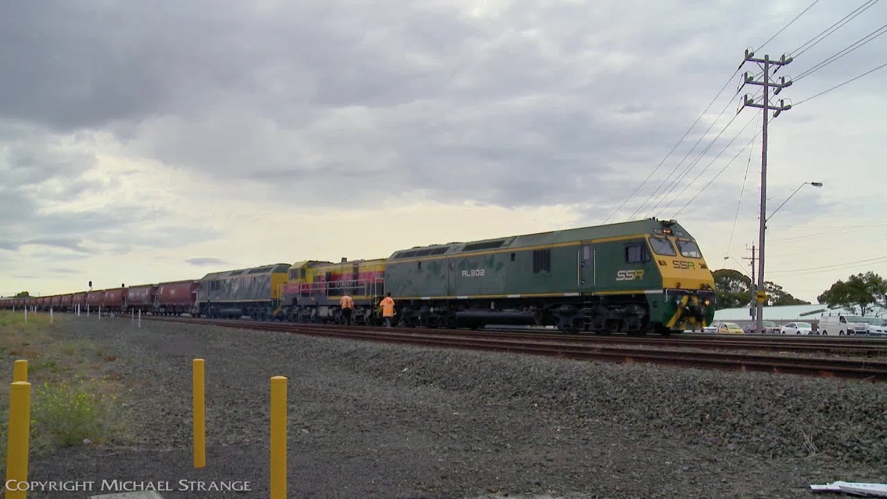 7748V SSR Grain Train With RL & 49 Class Diesel Locomotives (2/5/2019 ...