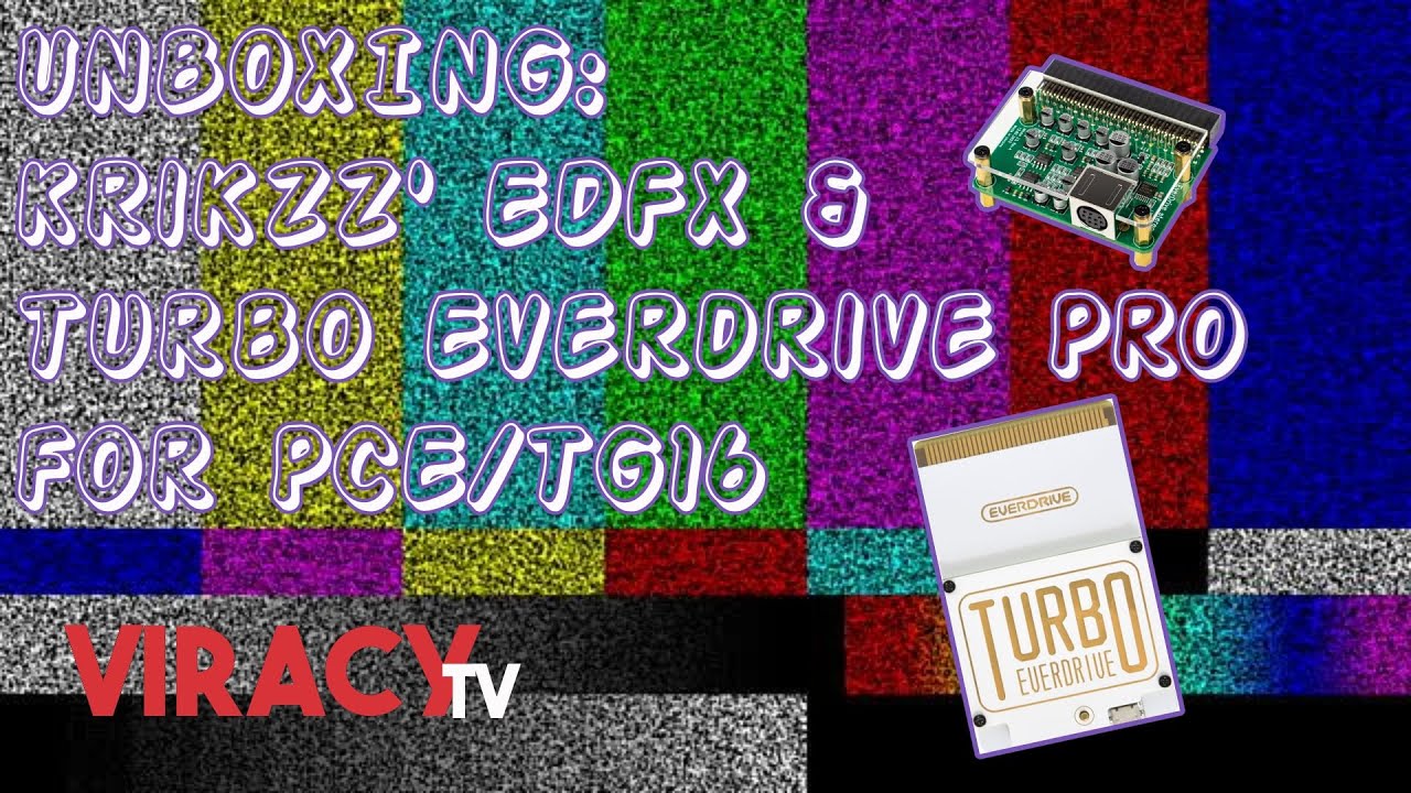 Unboxing Krikzz’ Newest—EDFX & Turbo Everdrive Pro for PCE/TG16! - YouTube