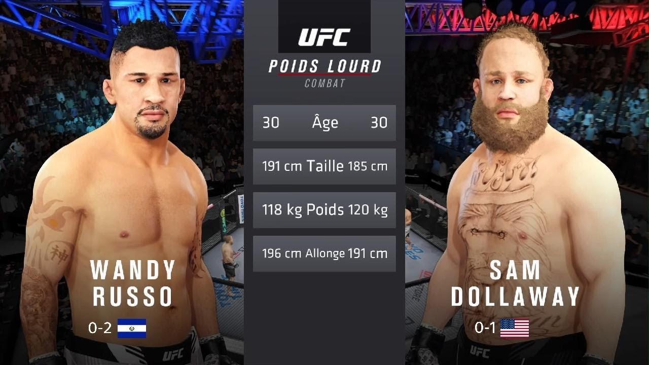 UFC 4 | Wandy Russo vs Sam Dollaway | Heavyweight | BL studio 37 - YouTube