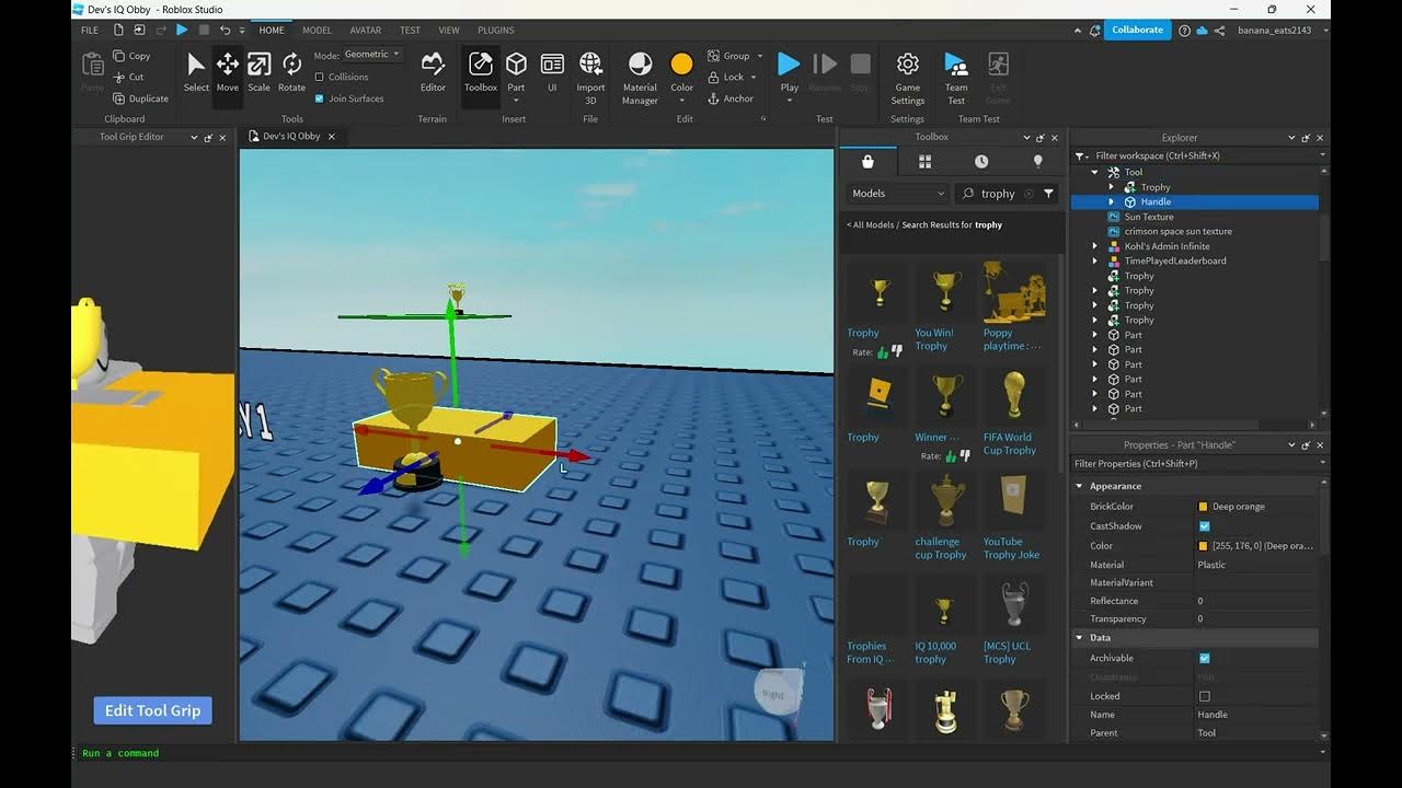 How to make a perfect working tool! | Roblox Studio Tutorial - YouTube