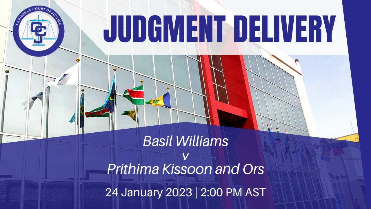 GY/A/CV2022/003 - Basil Williams v Prithima Kissoon and Others - YouTube