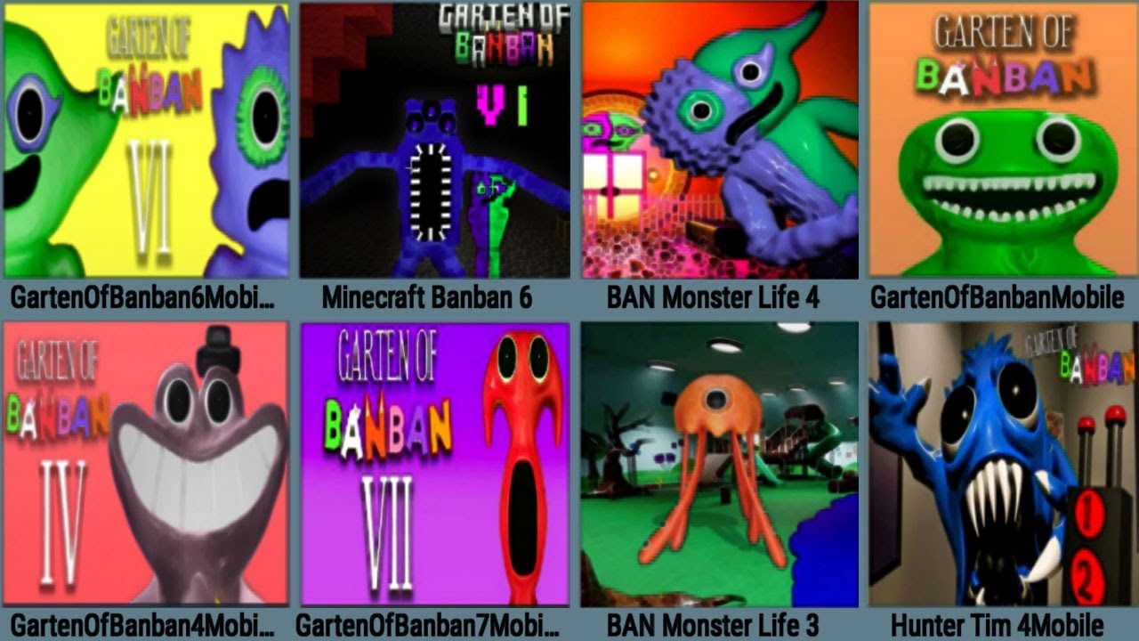 Garten Of Banban 6 Mobile , Minecraft Banban 6 New Map, BAN Monster ...