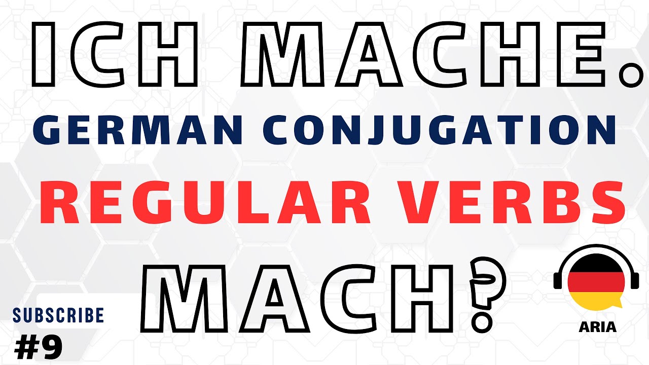 German conjugation in simple present / Machen - YouTube