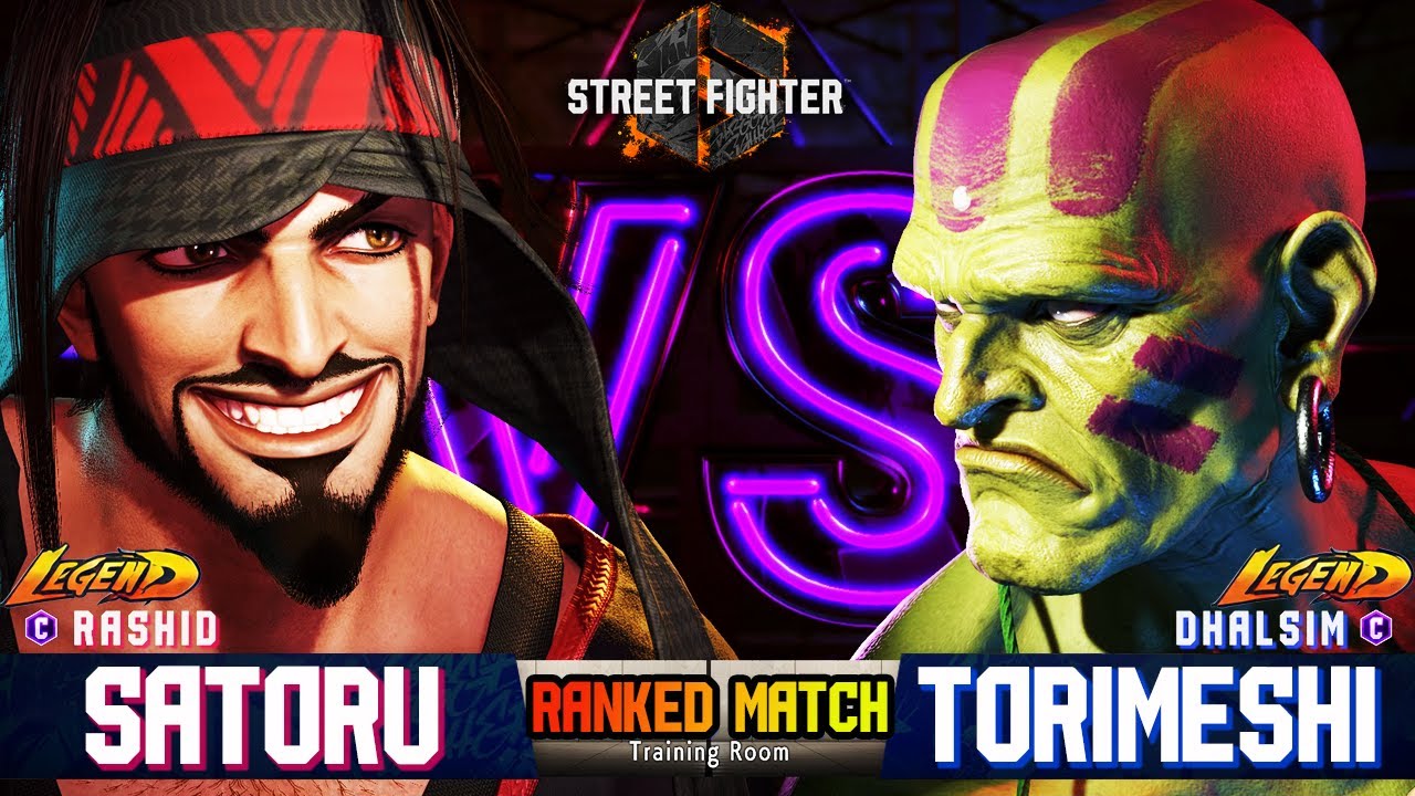 SF6🔥 Satoru (Rashid) Vs Torimeshi (DHALSIM) 🔥Ranked Match 🔥 SF6 DLC ...