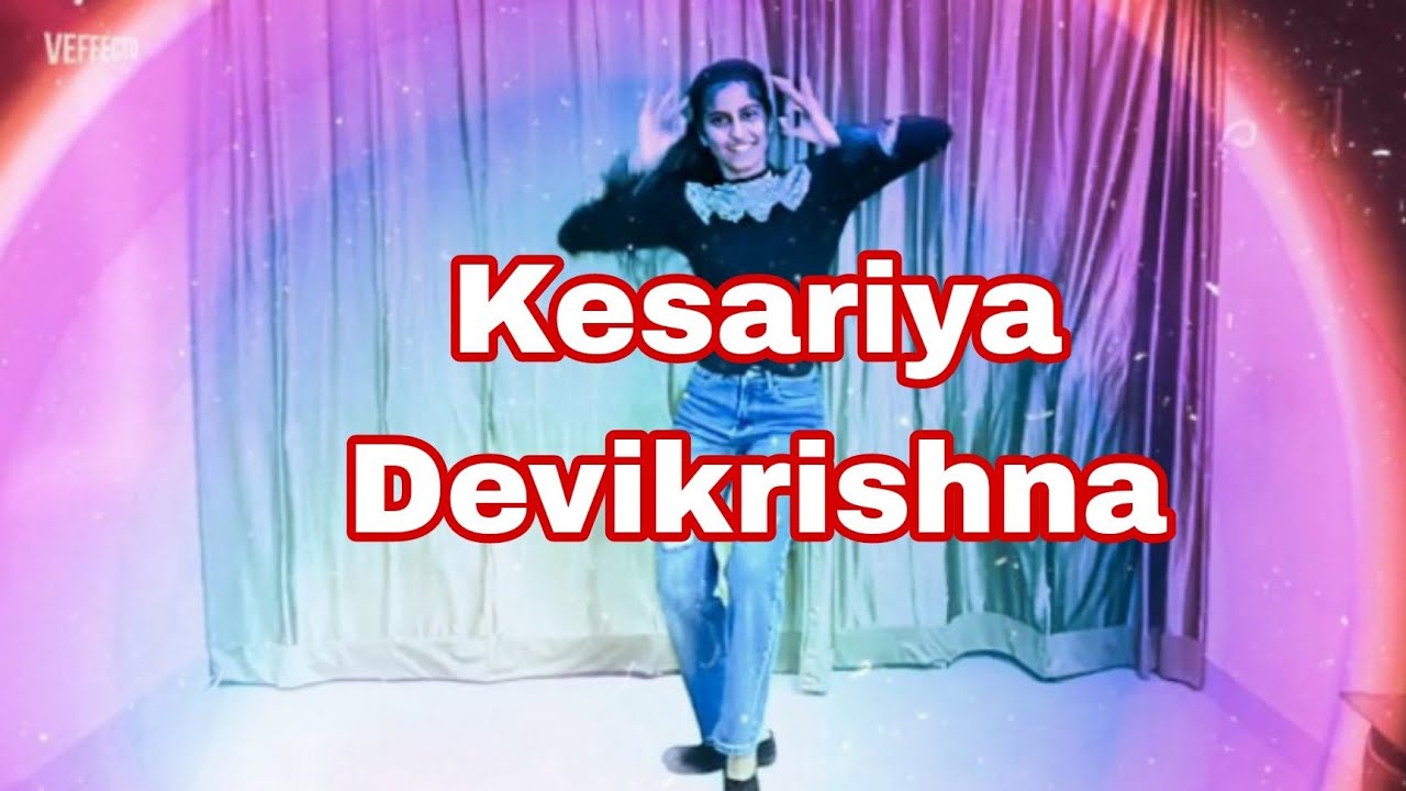 Dance on Kesariya by Devikrishna - YouTube