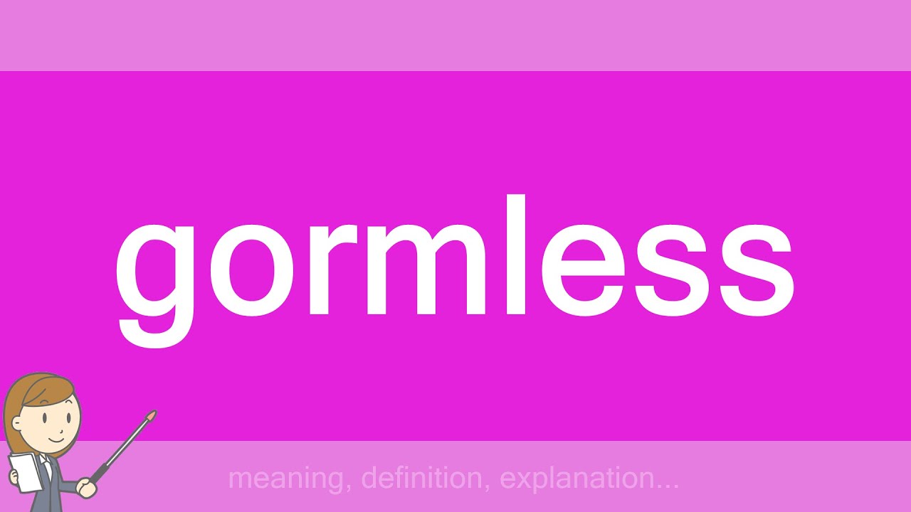 gormless - YouTube
