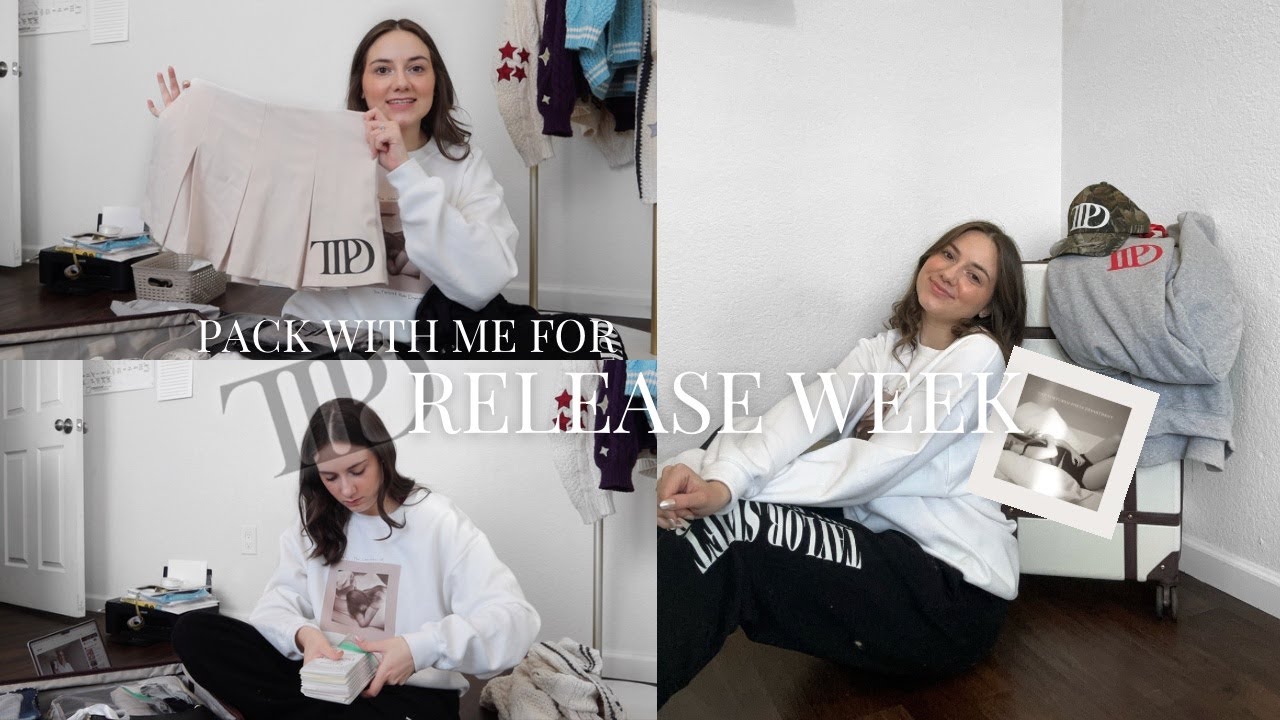 PACK WITH ME FOR TTPD RELEASE WEEK || alecksis victoria - YouTube