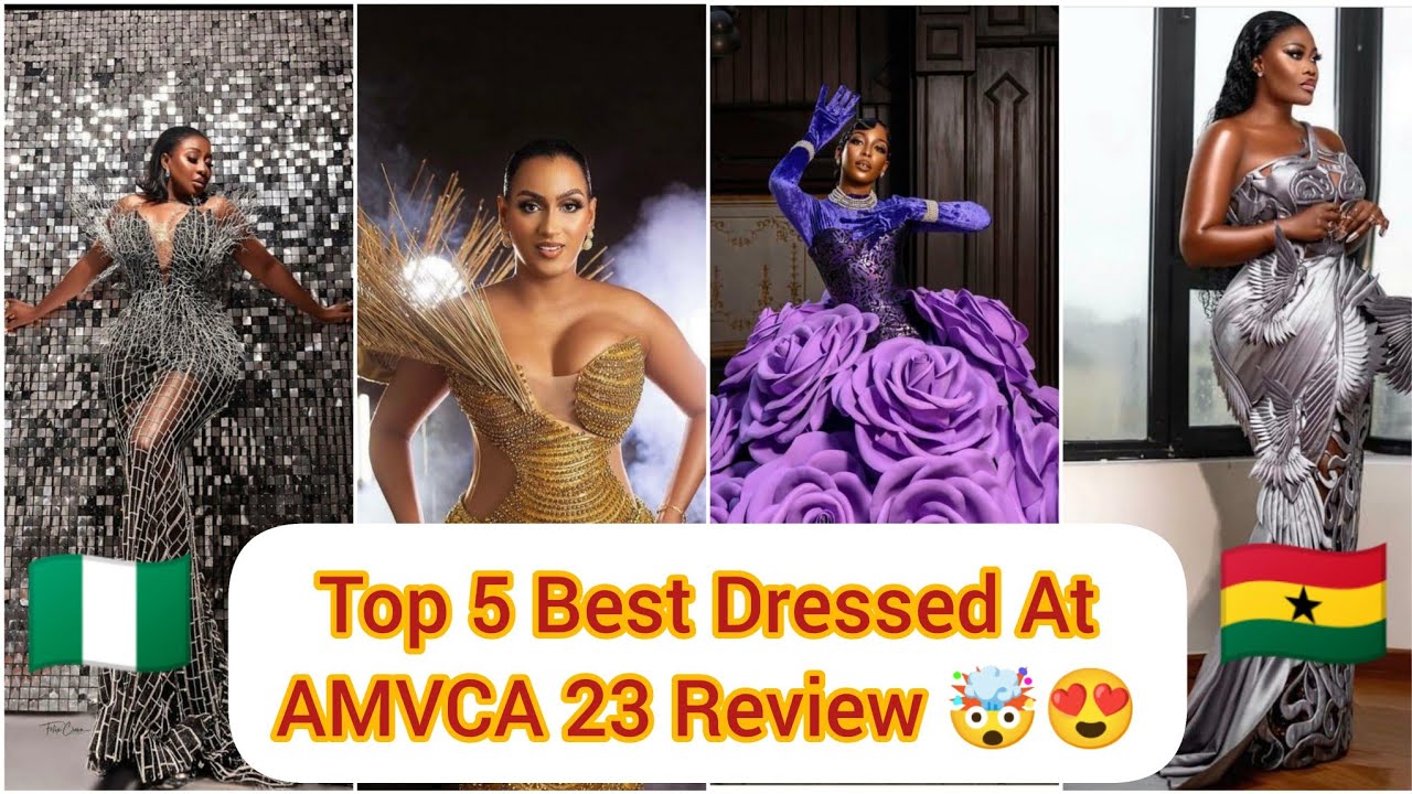 Top 5 BEST Dressed Female At AMVCA 2023 (Review)😍😭 - YouTube