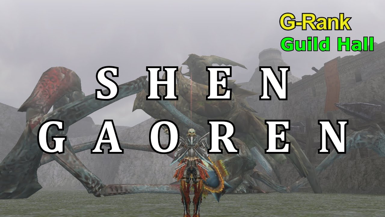 [MHFU] Shen Gaoren (G3★) vs Longsword - YouTube