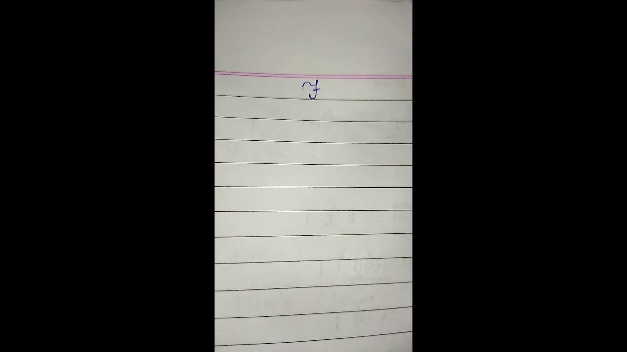 How To Write Capital F In Cursive Writing YouTube How To Write Capital F In Cursive Writing YouTube