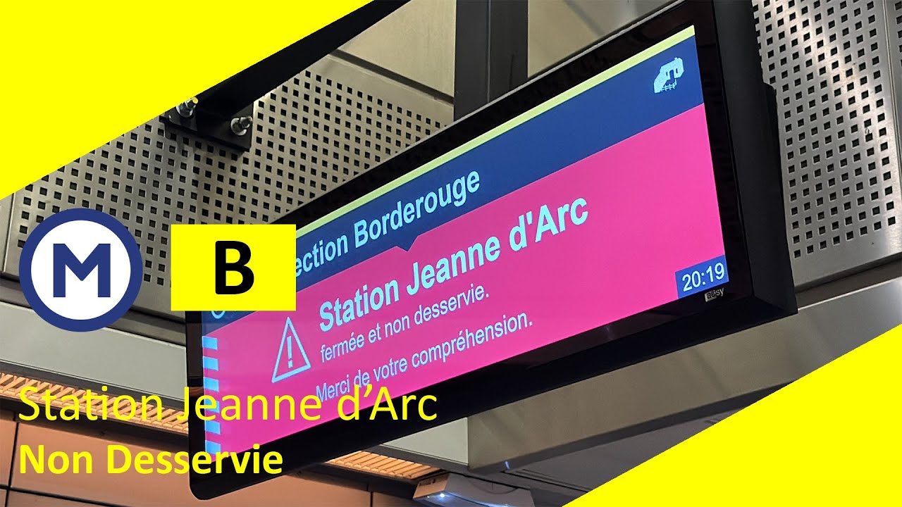 Tisséo - Station Jeanne d'Arc Non Desservie - YouTube