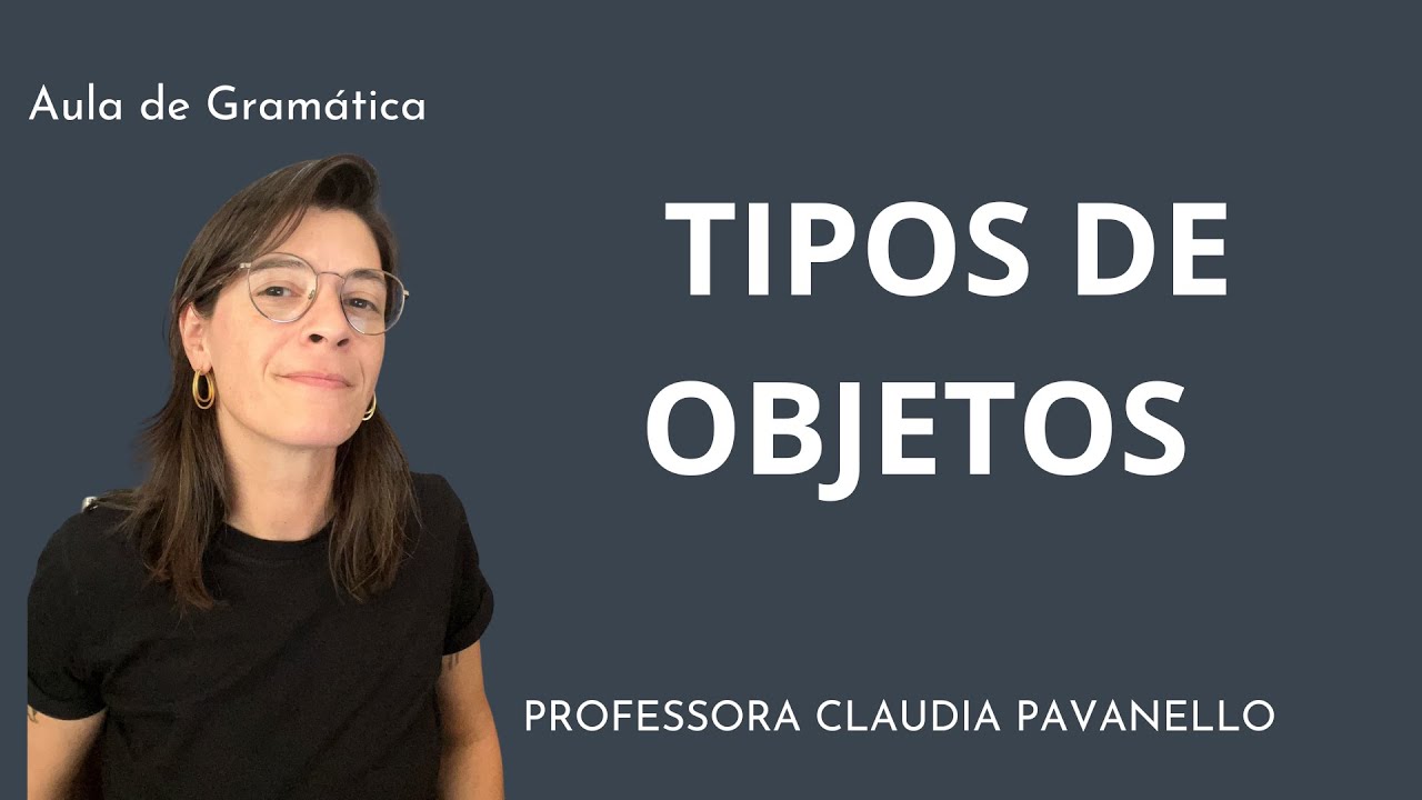 TIPOS DE OBJETOS - YouTube
