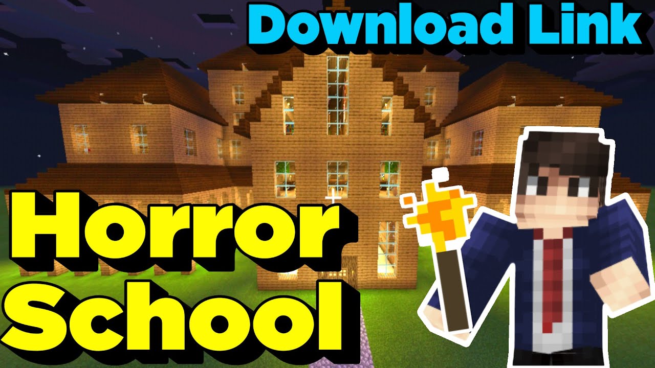 Horror School | Minecraft | MCPE | Map Download Link - YouTube