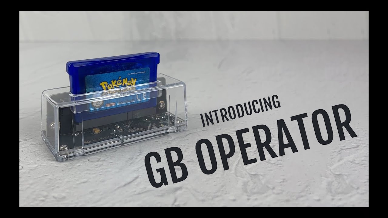 Запускаем GBA картриджи на компьютере! Обзор GB Operator. - YouTube