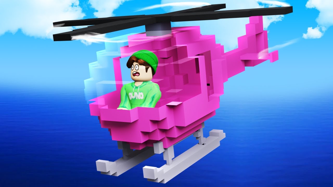 Duno bygger en HELIKOPTER i Roblox Build a Boat for Treasure - YouTube
