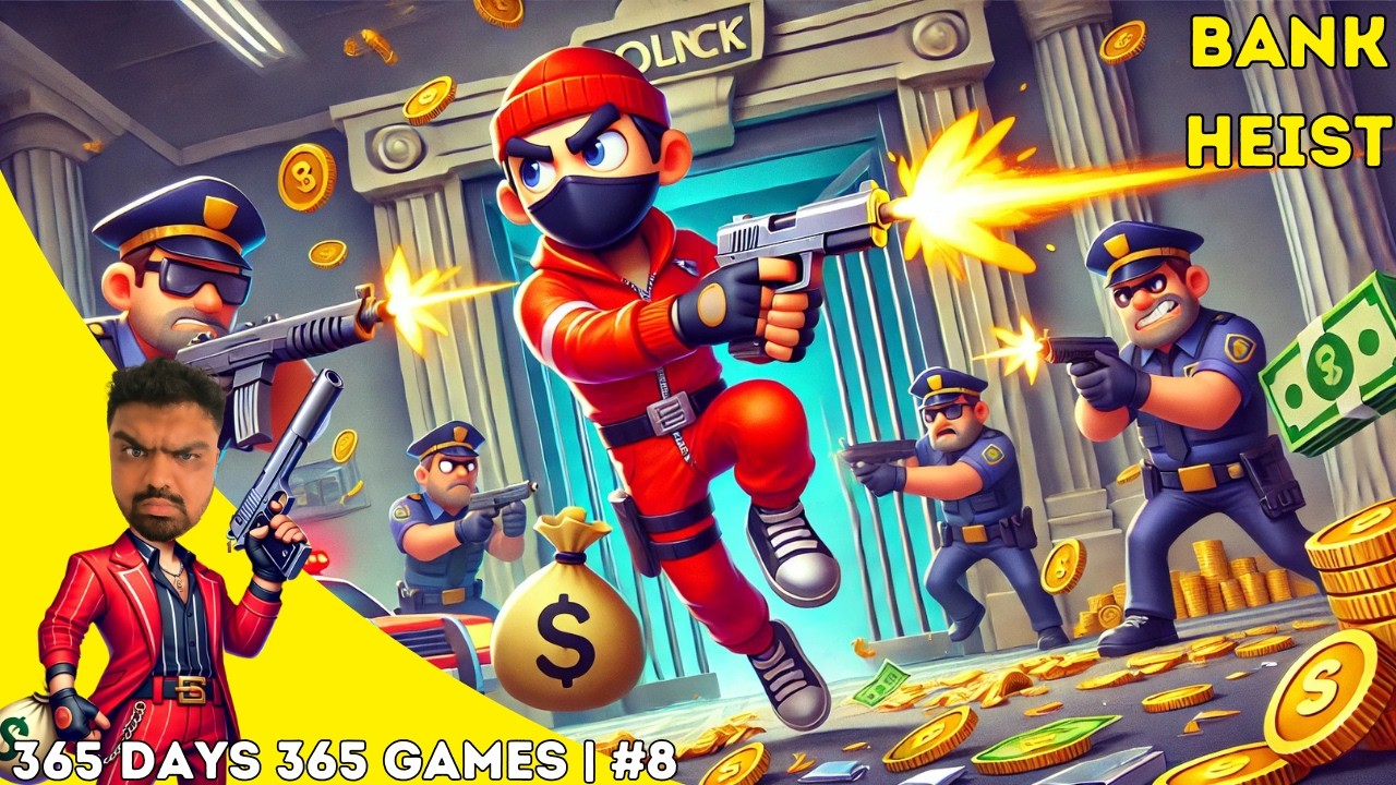 BANK HEIST BUT BETTER THAN MONEY HEIST | 365 Days 365 Games Challenge ...