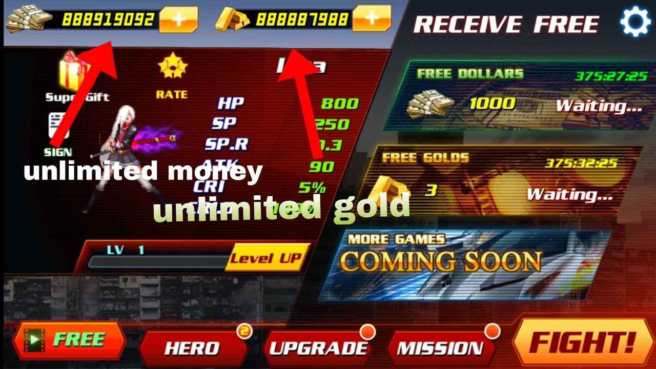 King Of Fighting mod Apk | Unlimited Money| Unlimited Gold | All ...