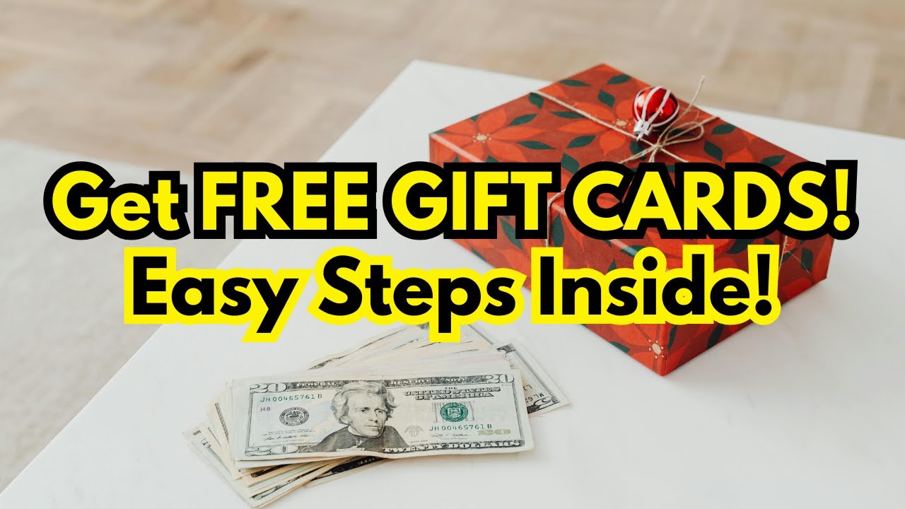 How to Get a Gift Card for Free: Easy Steps to Score Free Gifts! - YouTube