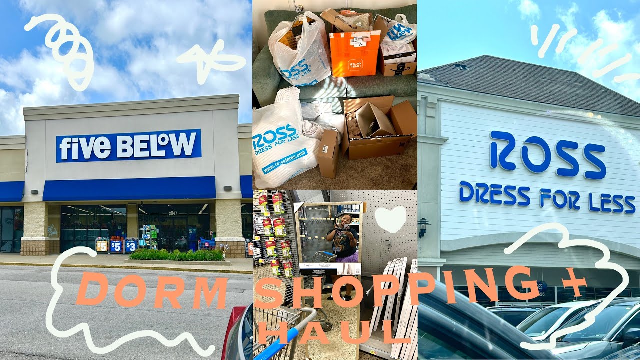 College Dorm Shopping + Haul 2023 | Ross, Walmart, Five Below | - YouTube