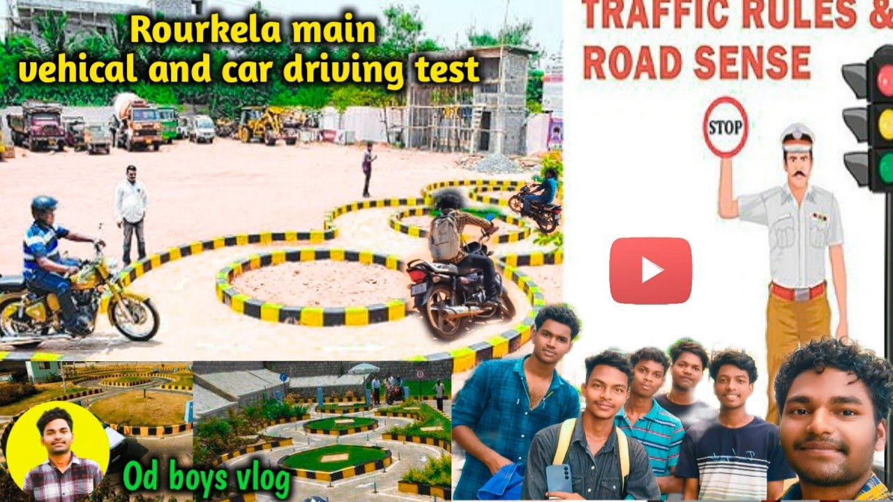 Rourkela main vehical and car driving test vlog video | new 2024 ka ...