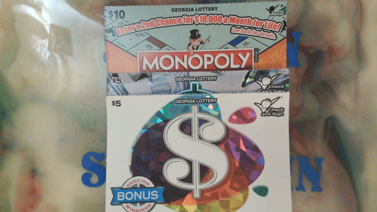 GA LOTTERY MONOPOLY🎩 $🤑 - YouTube