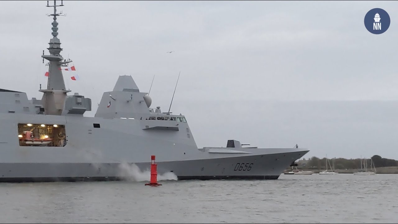 Air Defense FREMM "Alsace" Starts Sea Trials - YouTube
