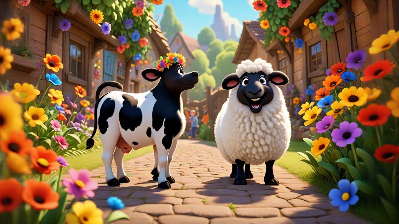 Coco Cow Sings with Friends | Fun Kids Song | Nursery Rhymes and ...