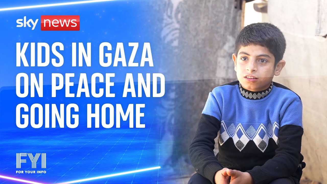 FYI: Kids in Gaza on peace and going home - YouTube