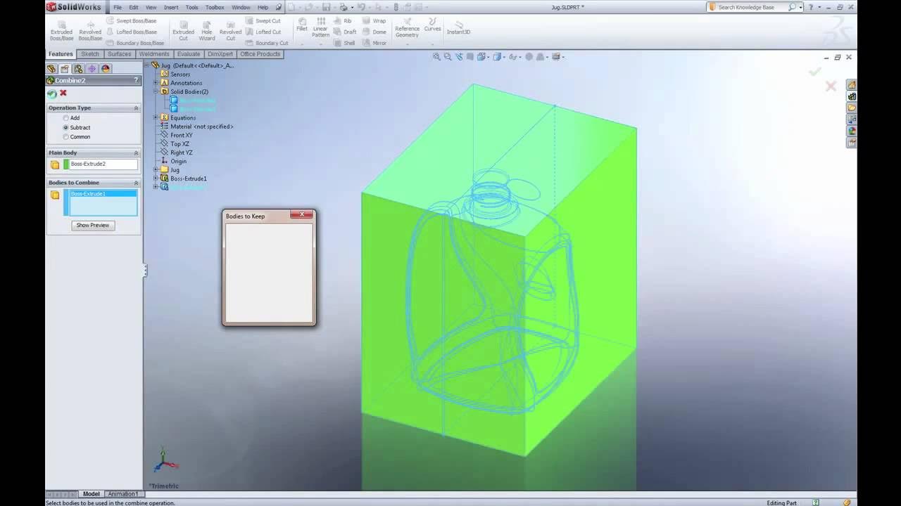 SOLIDWORKS Quick Tip - Calculating Volume - YouTube