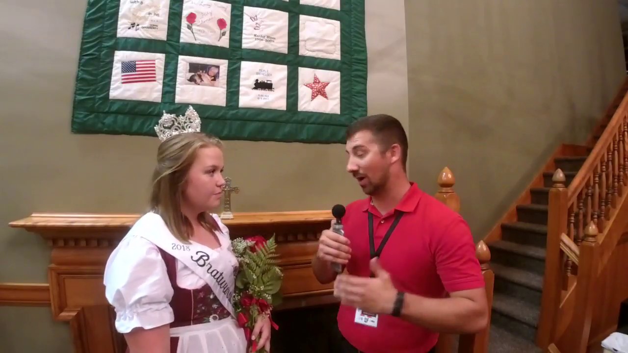 2018 Bratwurst Festival Queen interview - YouTube